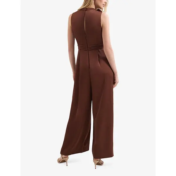 PHASE EIGHT Elora Flower Satin Jumpsuit