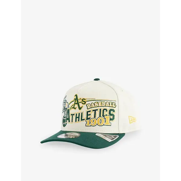 New Era 9fifty Athletics Embroidered Cap - Dark Green