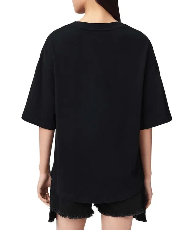 ALLSAINTS Stacks Amelie Tee - Black
