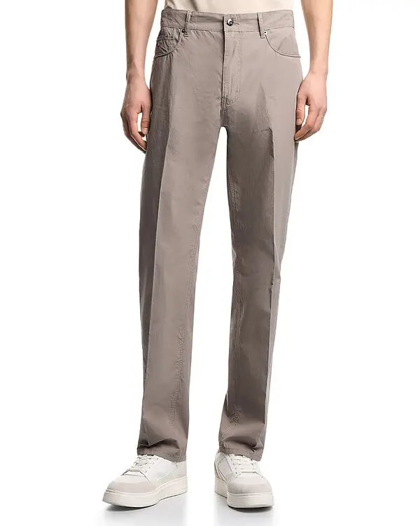 Emporio Armani Straight Fit Pants - Vintage Khaki