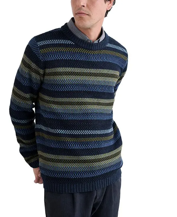 SEASALT CORNWALL Tynwen Striped Crew Neck Sweater