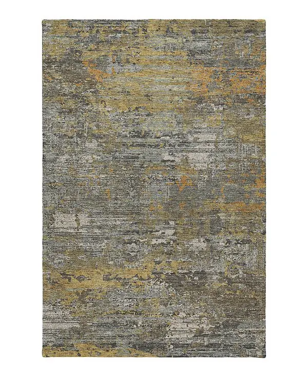 DALYN RUG COMPANY Dalyn Kochi Washable Kc12 Round Area Rug, 8' X 8 - Gray