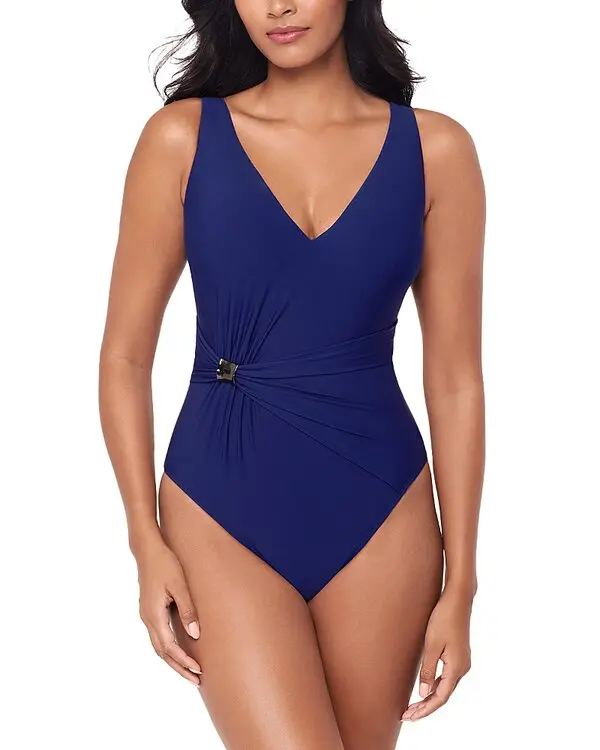 Magicsuit Solid Yara One Piece Swimsuit - Galaxy