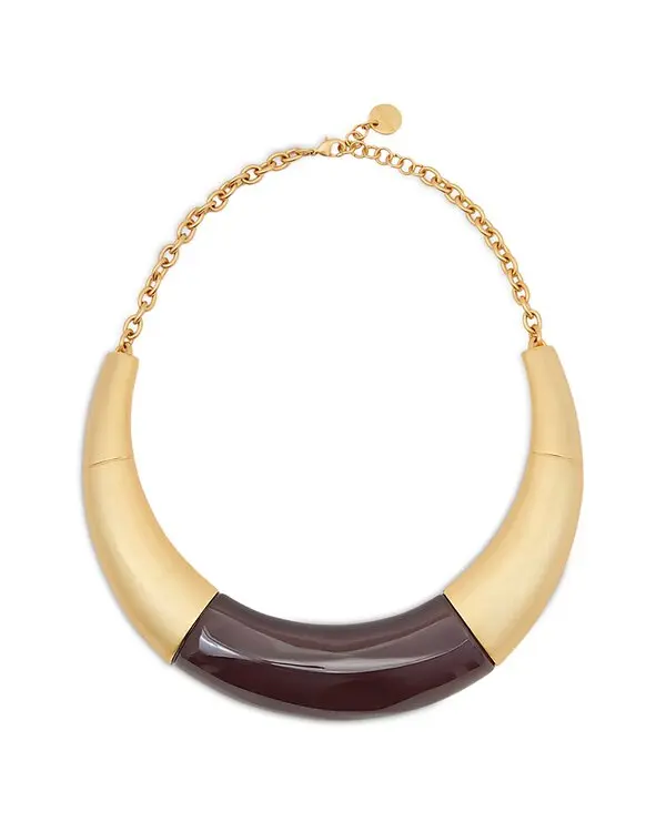 REISS Paige Sculptural Choker Necklace - Gold