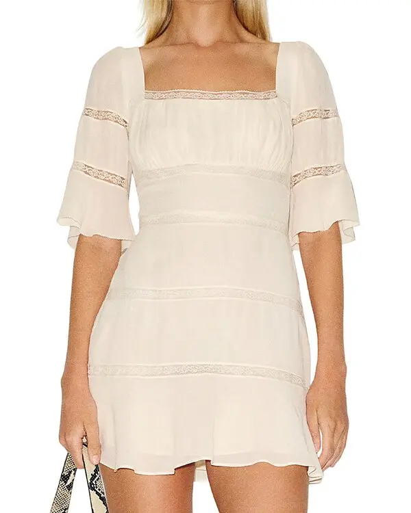 REFORMATION Claribel Dress - Cream