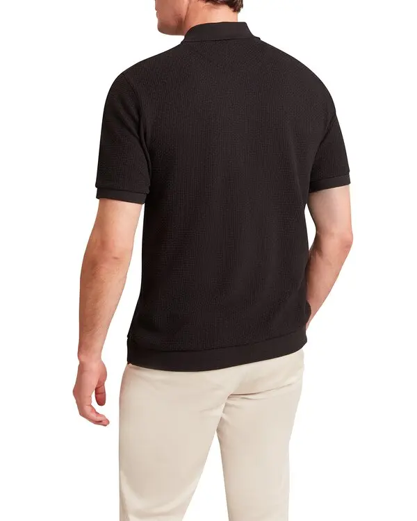 Ted Baker London Connyr Short Sleeve Regular Button Through Shirt - Black