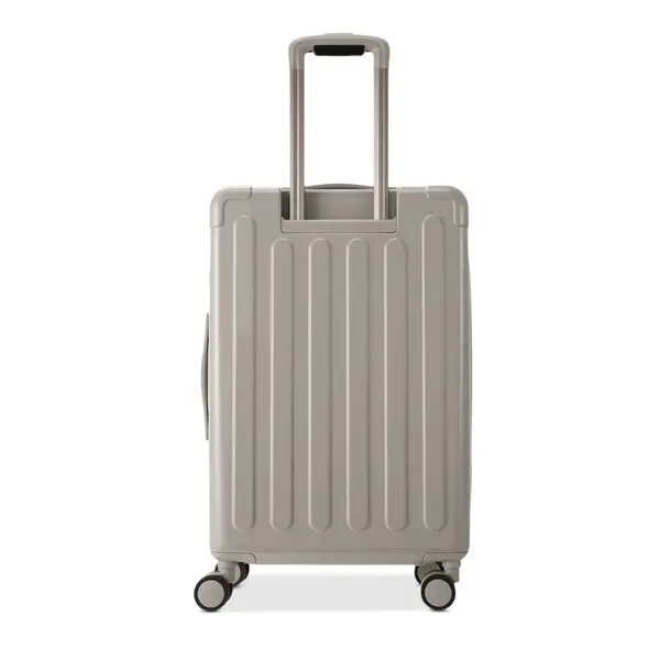 HEDGREN Nostos Glossy Medium Spinner Checked Bag - Pebble