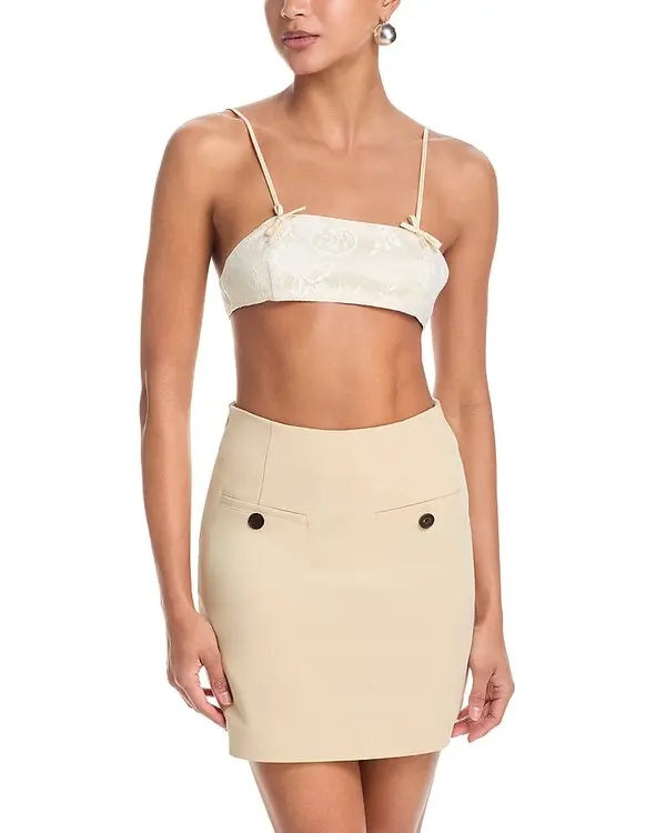 AYA MUSE Eteri Lace Top - White
