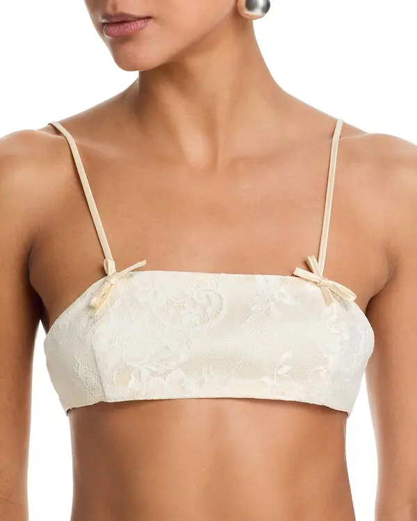 AYA MUSE Eteri Lace Top - White