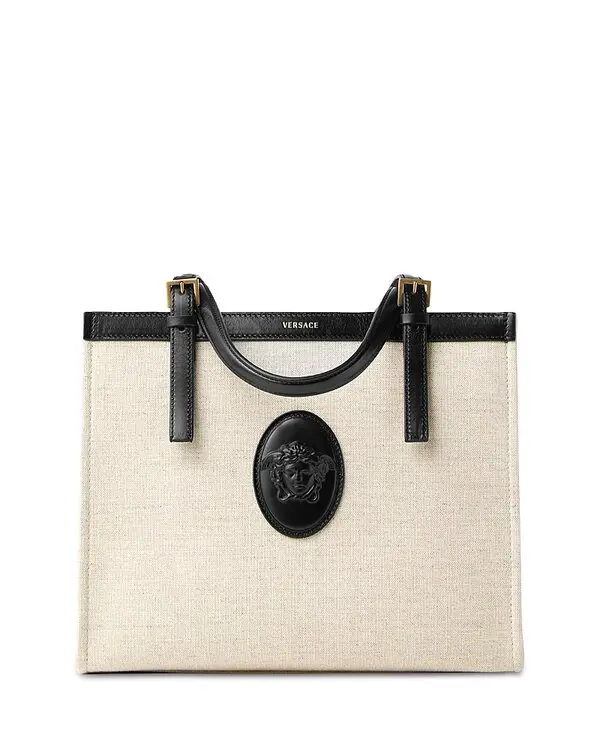 Versace Medium Tote - Black/dove