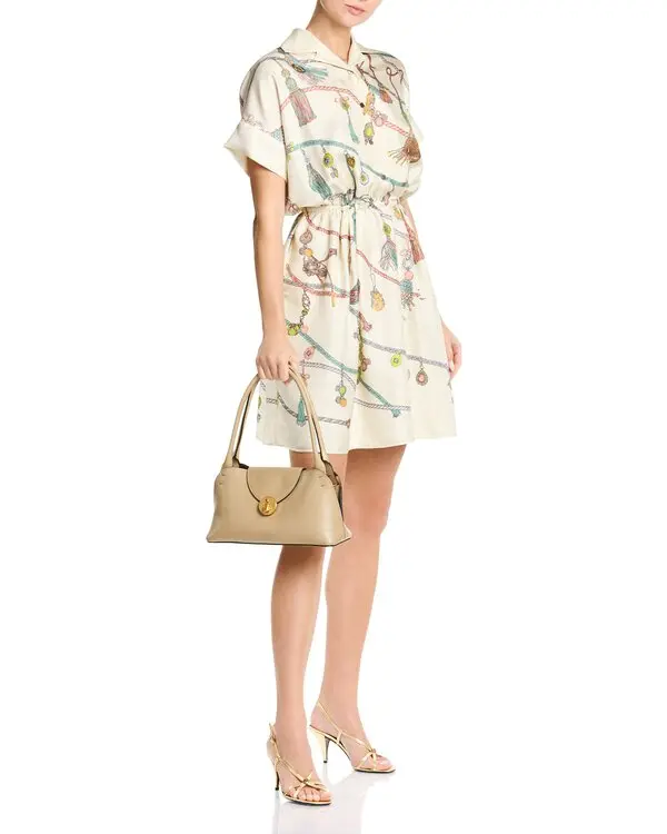 Versace Small Leather Shoulder Bag