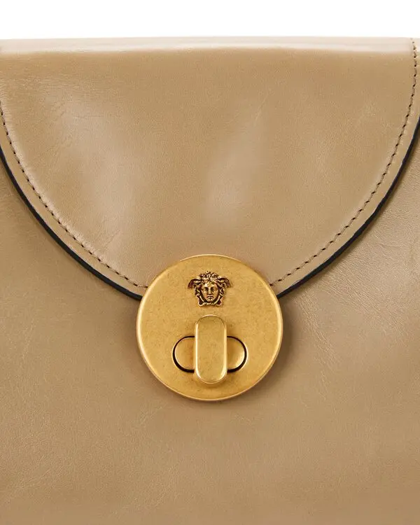 Versace Small Leather Shoulder Bag