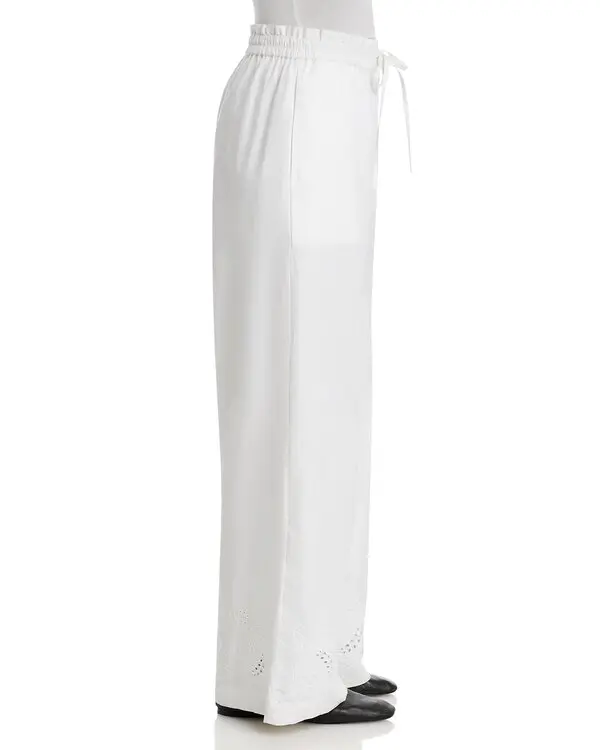 Rag & Bone Marin Embroidered Wide-leg Pants