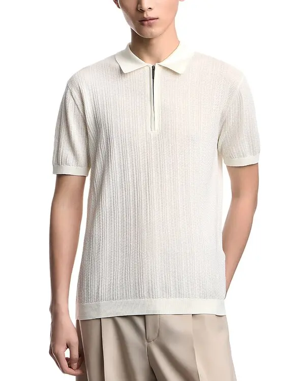 Emporio Armani Regular Fit Pullover Polo Shirt - Cloud Cream