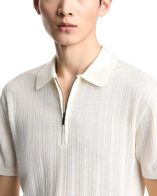 Emporio Armani Regular Fit Pullover Polo Shirt - Cloud Cream
