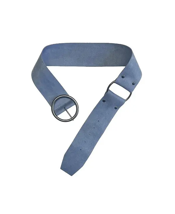 Anna Sui Suede Belt - Denim