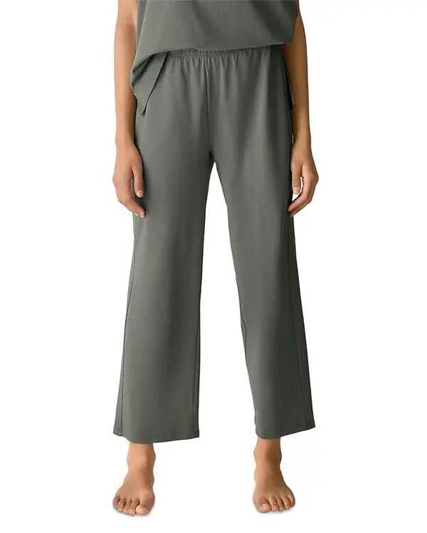 Eileen Fisher Straight Leg Ankle Pants - Agave