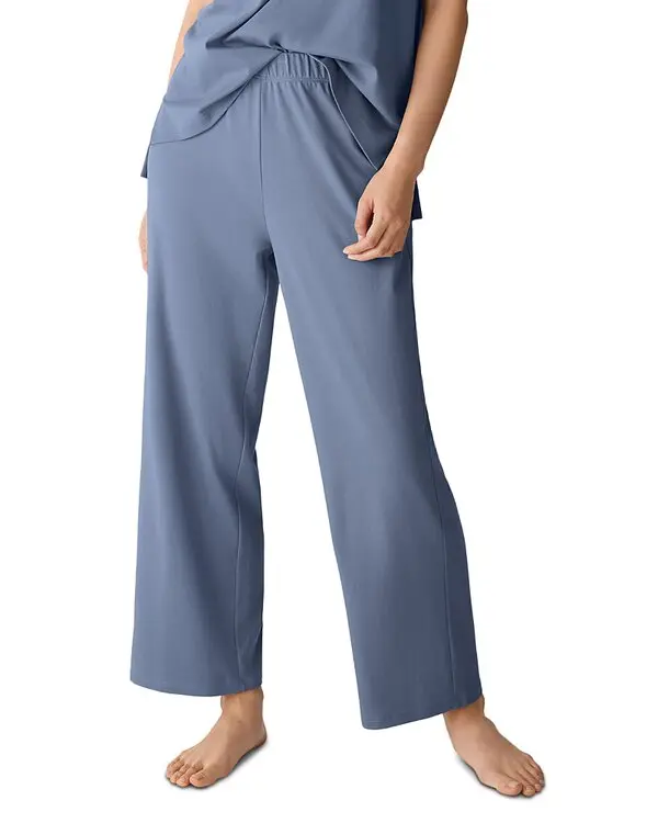 Eileen Fisher Straight Leg Ankle Pants - Sky Light