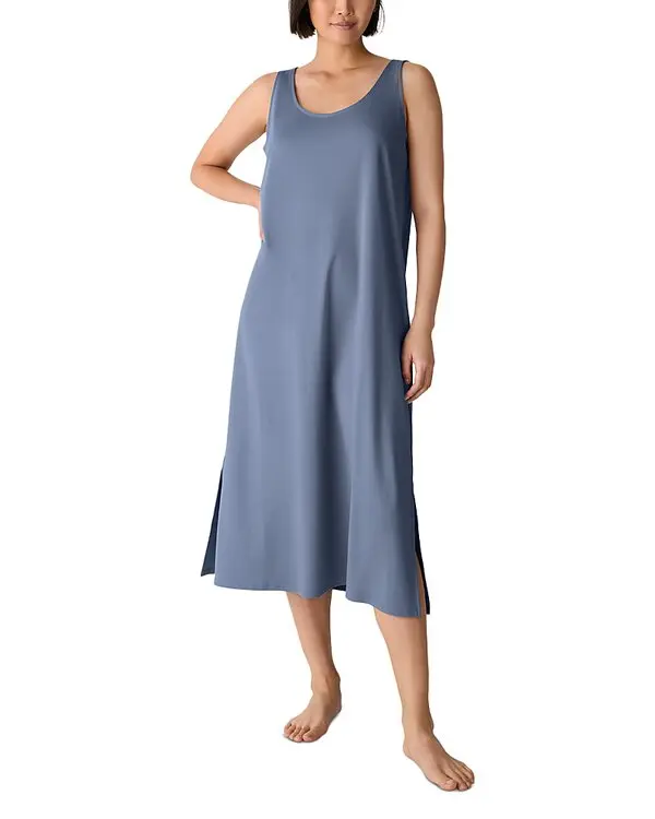 Eileen Fisher Scoop Neck Dress - Haze