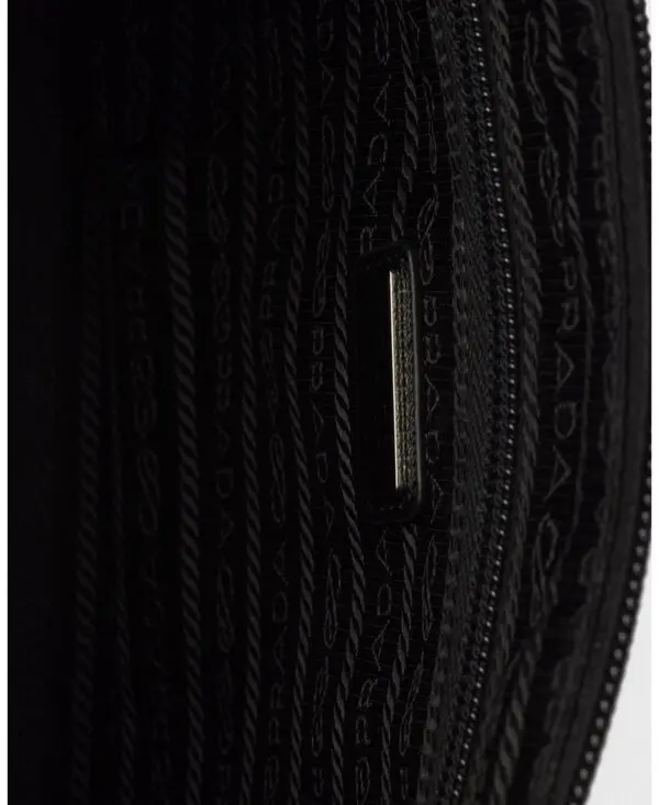 Prada Re-nylon And Saffiano Leather Necessaire - Brown