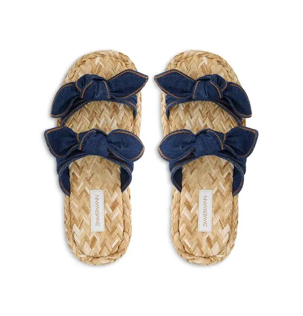 Zimmermann Carousel Slides - Denim