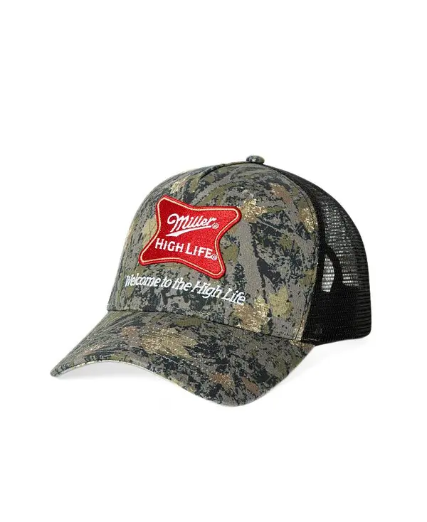Junk Food Clothing Miller High Life Trucker Hat - Camo