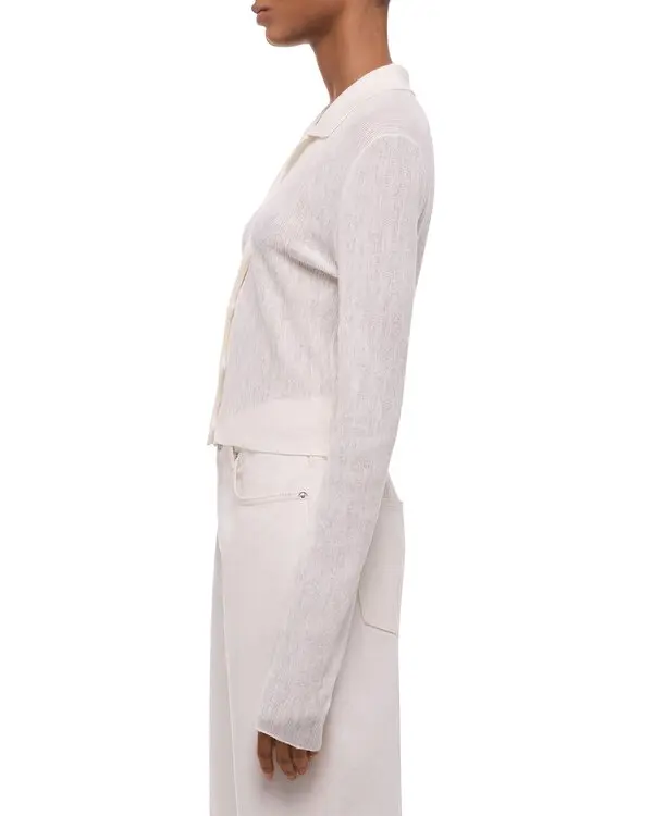 Helmut Lang Linen Blend Knit Shirt