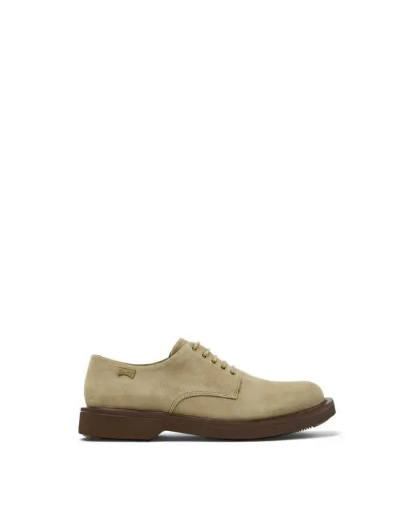 Camper Norman Leather Shoes - Medium Brown