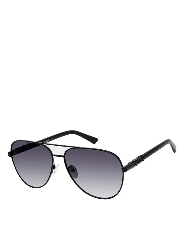 Kurt Geiger Aviator Sunglasses 63mm - Black
