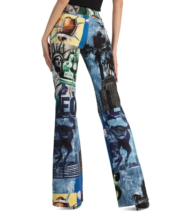 Alice + Olivia Kai Low Rise Bootcut Jeans