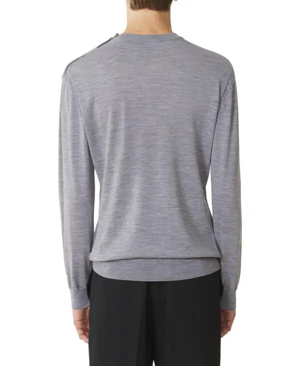 LANVIN Merino Wool Crew Neck Sweater