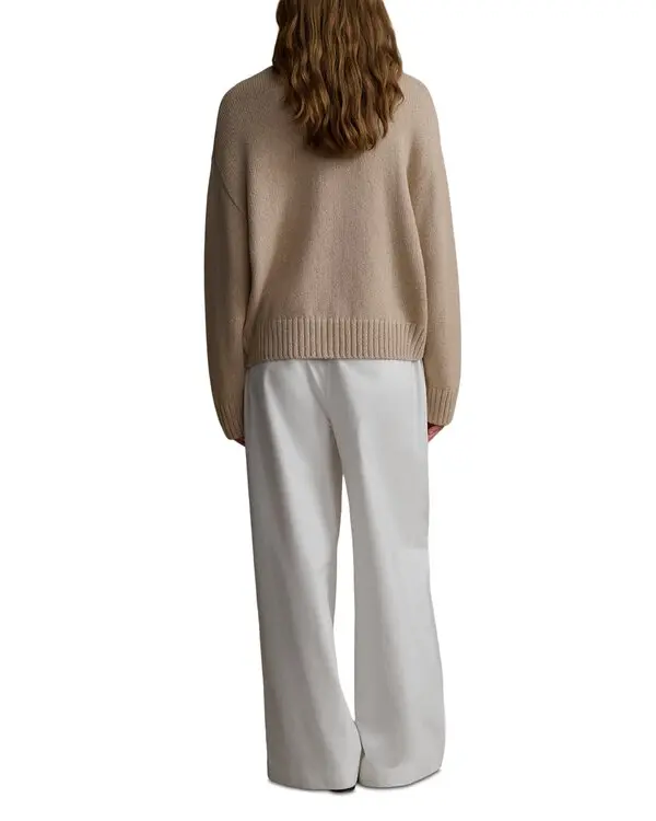 Jenni Kayne Barrett Cashmere Cardigan - Light Khaki