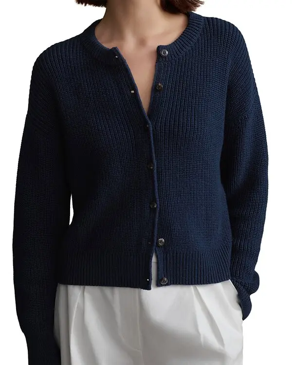 Jenni Kayne Hayes Cotton Cardigan - Navy