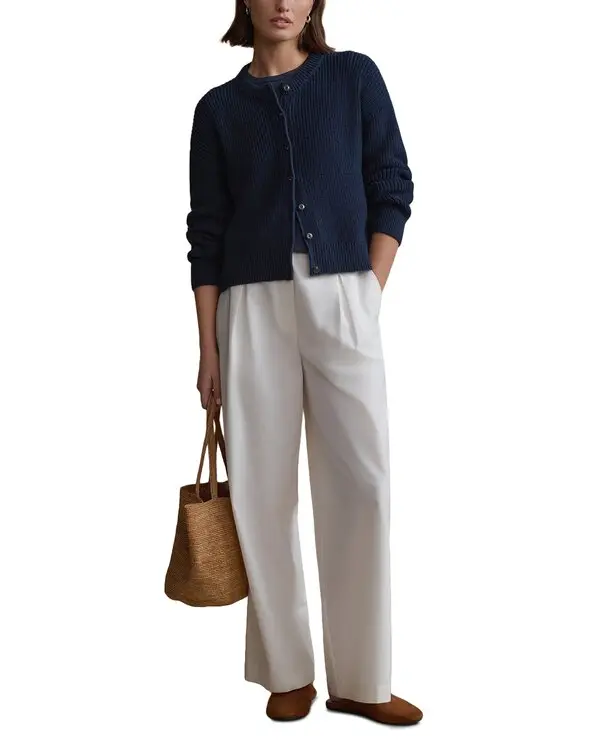 Jenni Kayne Hayes Cotton Cardigan - Navy