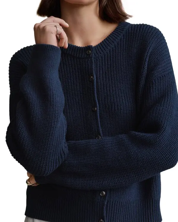 Jenni Kayne Hayes Cotton Cardigan - Navy