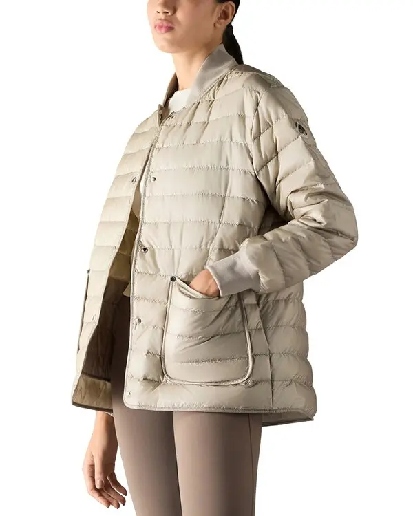 Moose Knuckles Transit Bomber Jacket - Alabaster