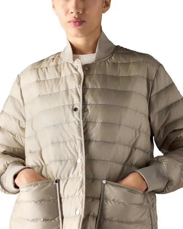 Moose Knuckles Transit Bomber Jacket - Alabaster