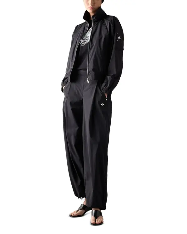 Moose Knuckles Skyline Crop Jacket - Black