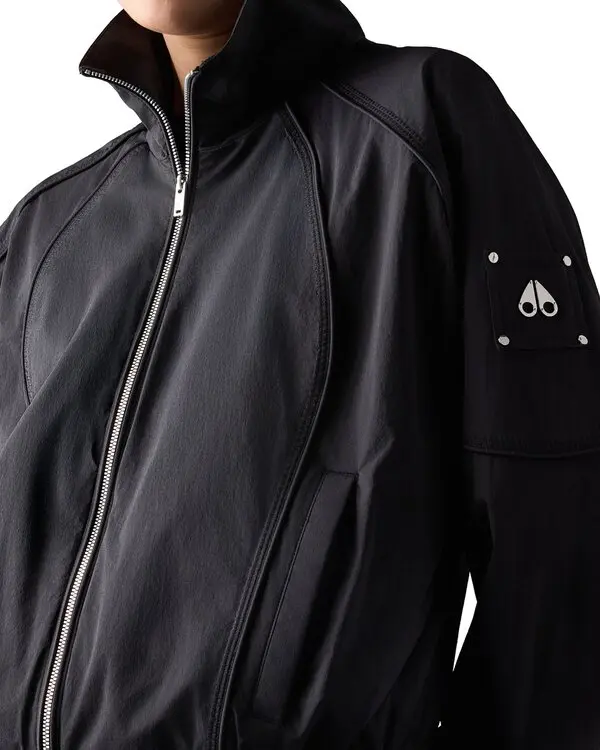 Moose Knuckles Skyline Crop Jacket - Black