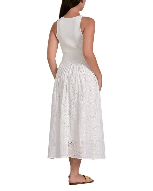Elan Mixed Media Maxi Dress
