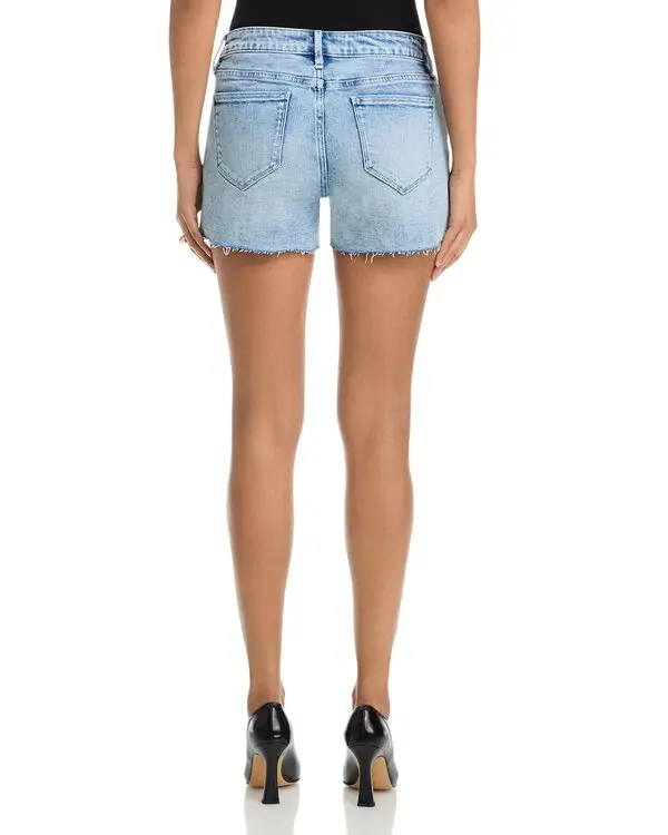 Aqua Cutoff Denim Shorts - Light Wash