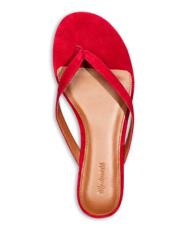 Madewell Ivanna Thong Sandals - Scarlet