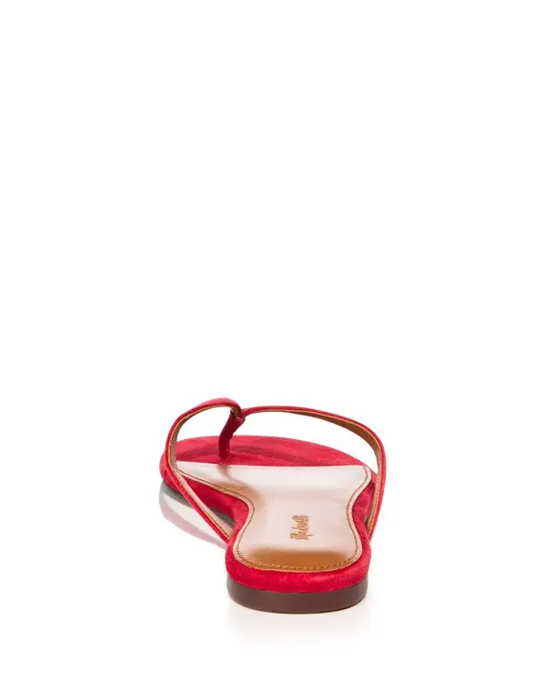 Madewell Ivanna Thong Sandals - Scarlet
