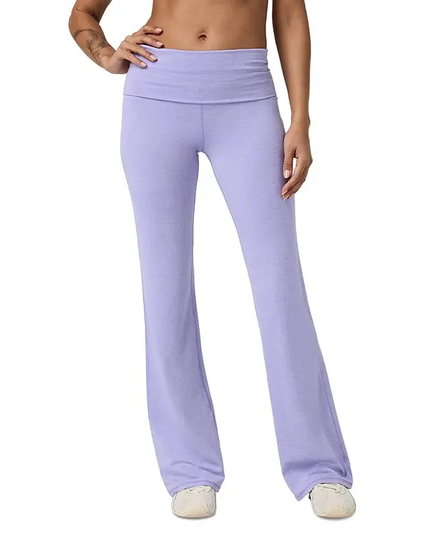 Vuori Halo Foldover Pants - Hyacinth Heather