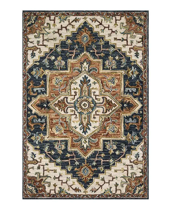 LOLOI Victoria Vk-19 Area Rug 2'3x3'9 - Blue/multi