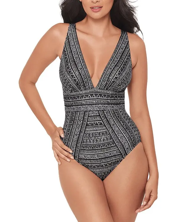 Miraclesuit Elysium Odyssey One Piece Swimsuit - Black/white