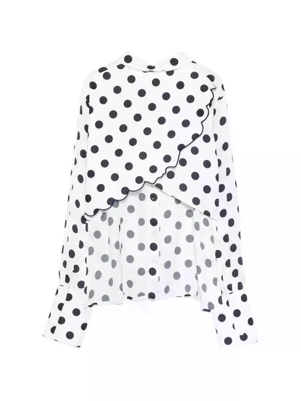 Vivetta Polka Dot Button Down Shirt