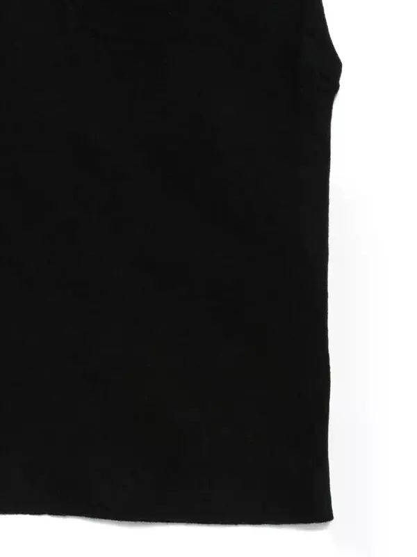 Majestic Filatures Ribbed Cashmere Tank Top - Black