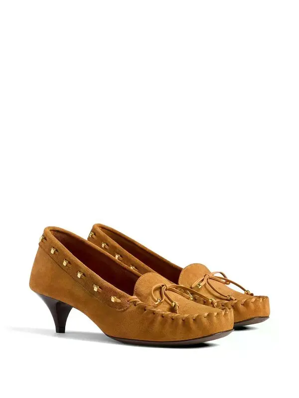 Khaite Milly Suede Pumps - Neutrals