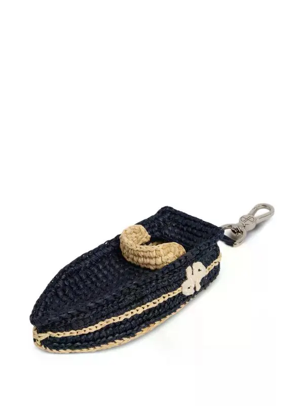 PATOU Boat Charm Keyring - Blue